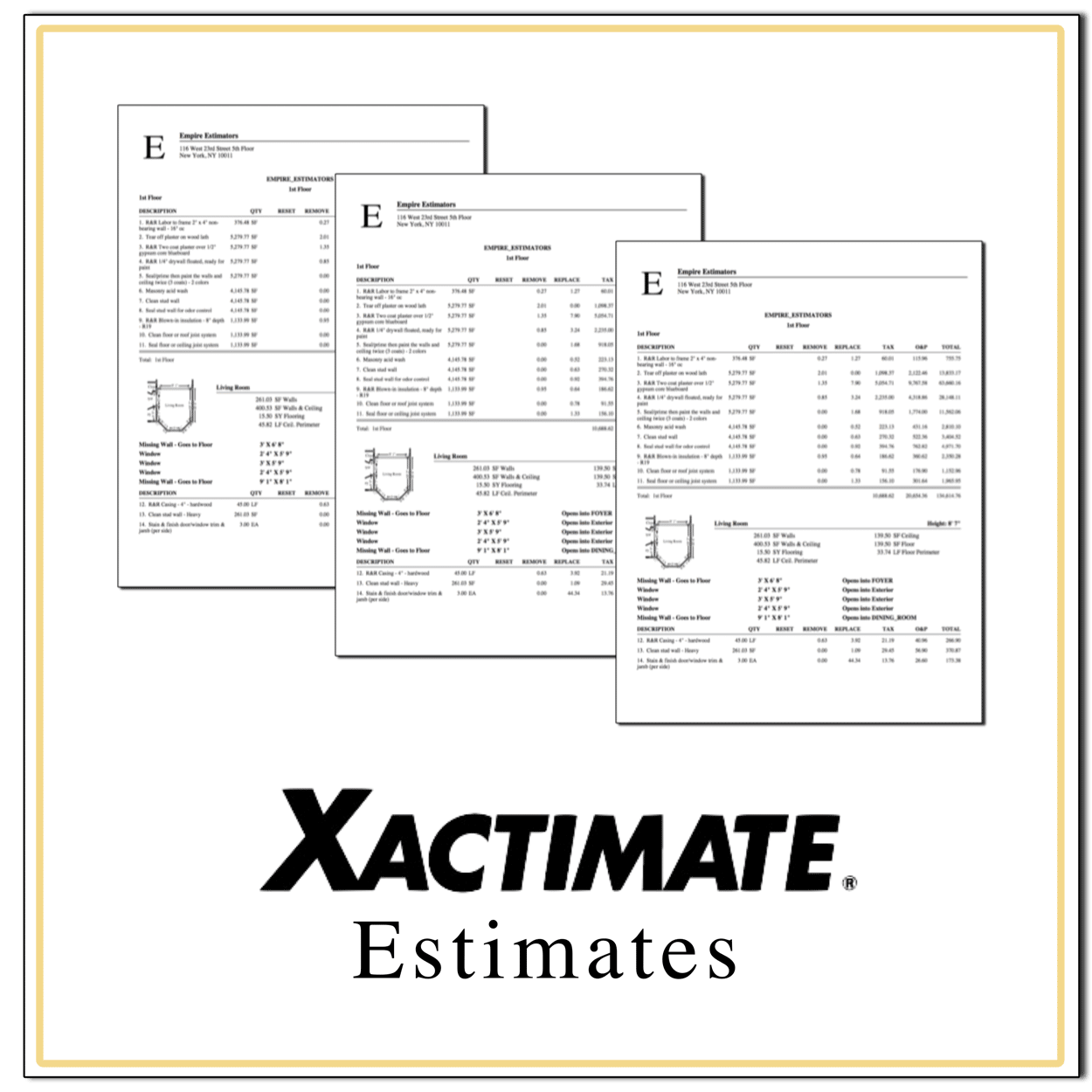 Empire Estimators | Professional Xactimate Estimating Service